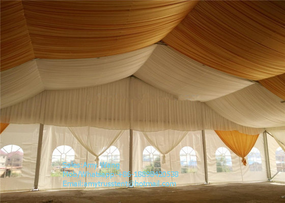Outdoor Clear Span Large Marquee Colorful Banquet Tents With Chairs And Tables