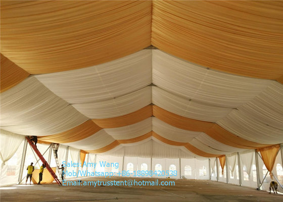 Outdoor Clear Span Large Marquee Colorful Banquet Tents With Chairs And Tables