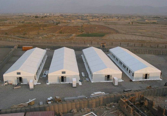 Outdoor EXhibition Tents , A Shaped Tent 10M X 50M Length Can Be bigger or Smaller