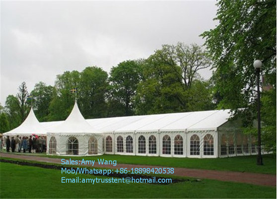 High Peak Cumtomized Aluminum Multi side Outdoor Sports Tents With Colorful PVC Roof Cover