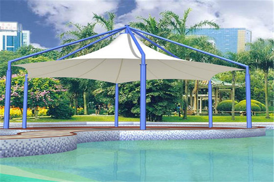 Tensile PVDF Fabric Membrane Car parking Swimming Pool Cover Tent With Waterproof