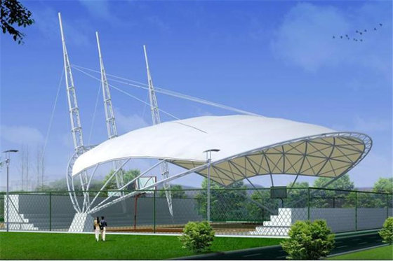 Self Cleaning Swimming Pool Tents Car Canopy 1000g/㎡ PVDF Matreial Colorful Roof With Special Design