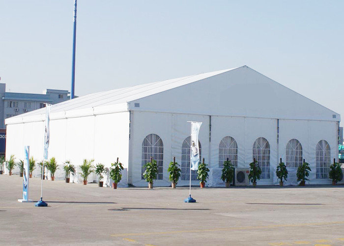 1000 Capacity Waterproof Outdoor Exhibition Tents Strong Structure Wind Resistant
