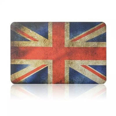 Frosted Rubber Coated Macbook Laptop Case National Flag Drawing