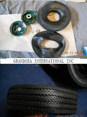 Rubber Wheel 4.10/3.50-4  TYRE TIRE TUBE