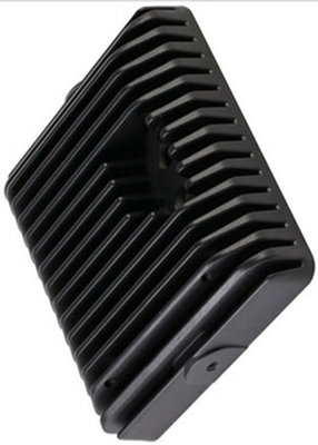 Aluminum Alloy Led Street Light Housing Die Cast Black Powder Coating