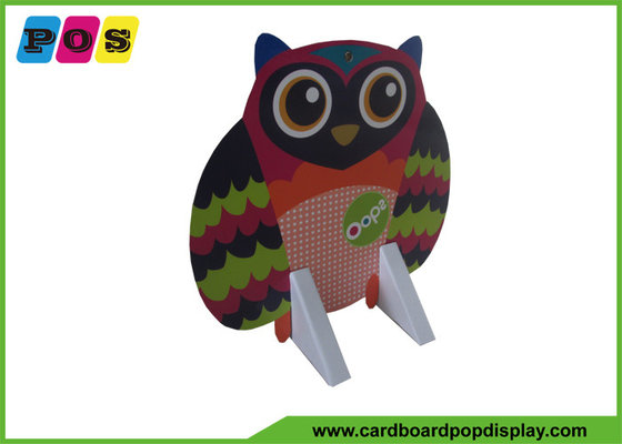Retail Paperboard Standee Display Assembly Packing With Owl Printing AD004