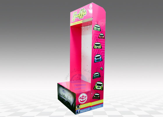 China Toy Promotional Sidekick Display With Custom Pink / Branded Logo supplier