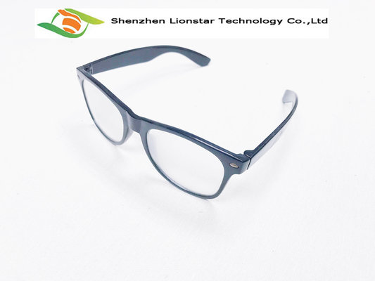 Foldable Plastic Passive Polarized 3D Glasses , Three Dimensional Glasses 