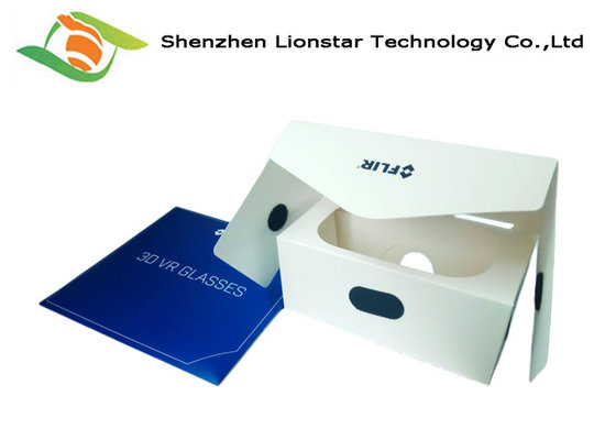 Envelope Style Cardboard VR Goggles Delicate Logo Printed Cardboard VR Glasses