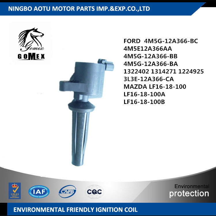 Car Ignition Coil unit 4M5E12A366AA , 4M5- 12A366 - BB , LF16 - 18 - 100 , LF1618 -100A for FORD MAZDA ignition parts