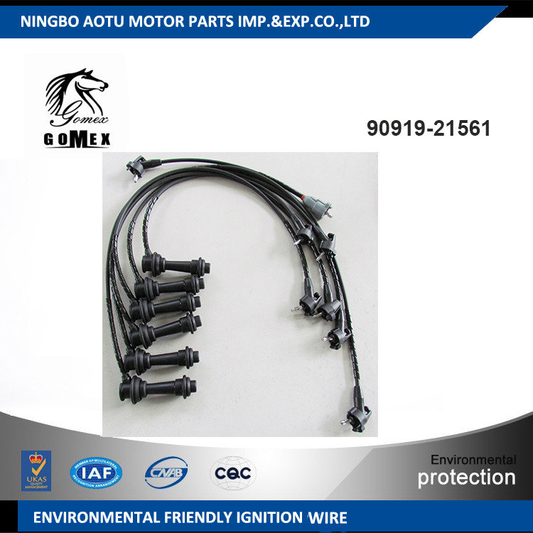 High voltage silicone Ignition wire set, ignition cable kit, spark plug wire 90919-21561 for TOYOTA