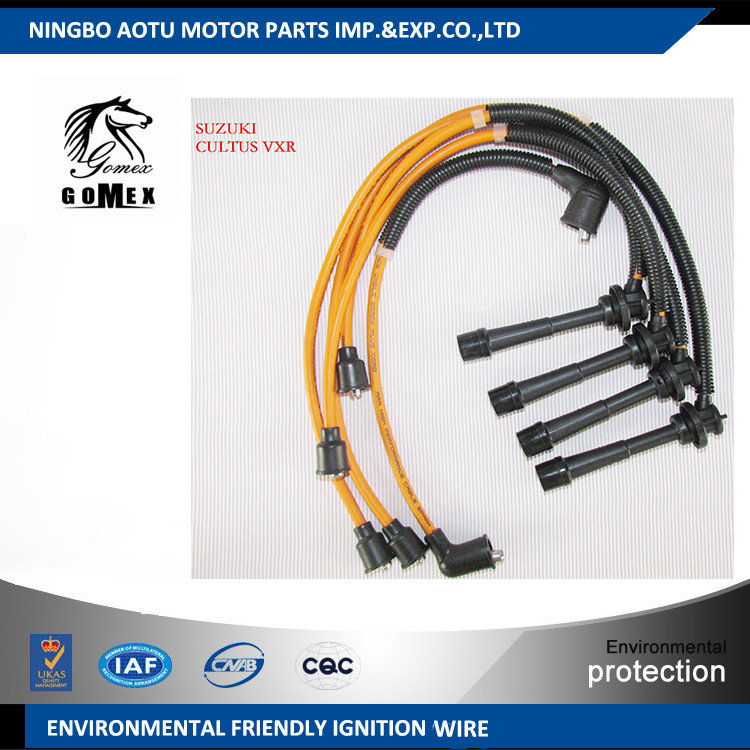 7mm Copper Core Spark Plug Wire Ignition Cable Kit for SUZUKI CULTUS VXR