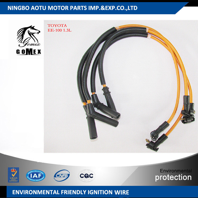 TOYOTA EE-100 1.3L Heat Resistant Spark Plug Wires Ignition Car Parts