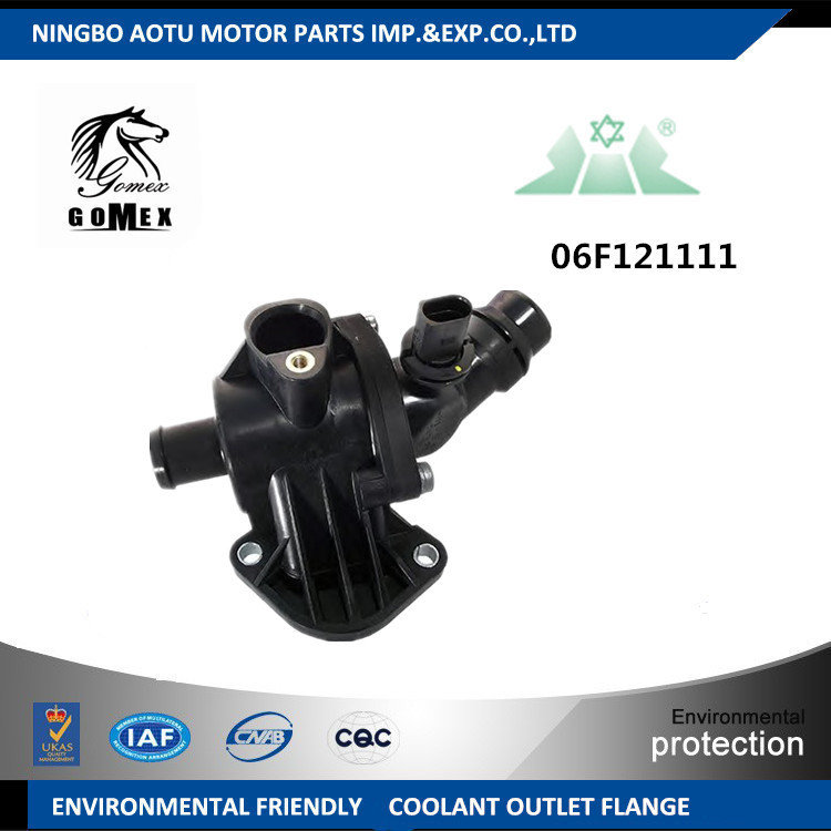 Coolant Outlet Flange , Thermostat Housing Assembly 06F121111, SWT-L185 105D for VW GOLF V JETTA III PASSAT