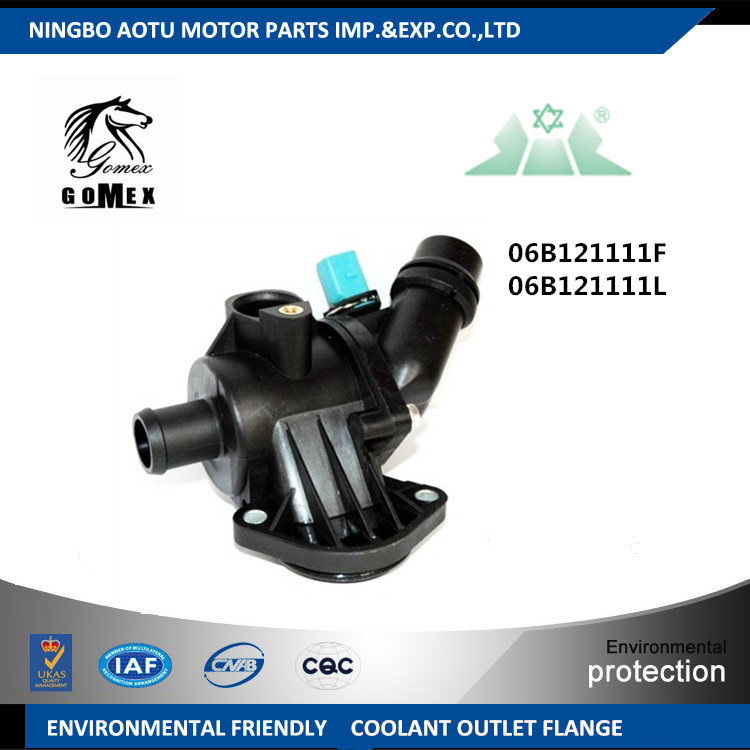 Coolant Outlet Flange , Thermostat Housing Assembly 06B121111F  06B121111L SWT-L182 105D  for  AUDI SEAT