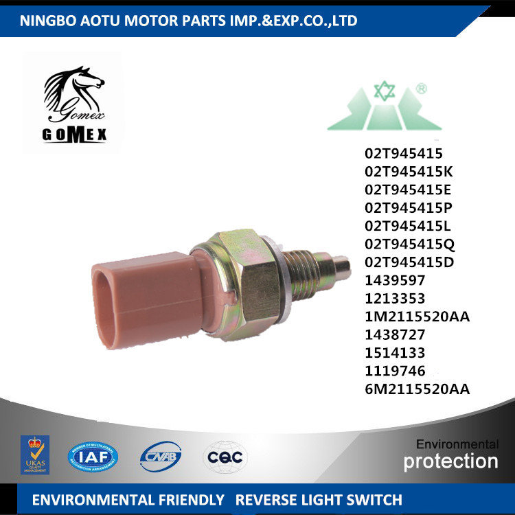 Automotive Engine Parts Car Switches , POLO Reverse Light Switch 02T945415D 1439597 1213353 1M2115520AA