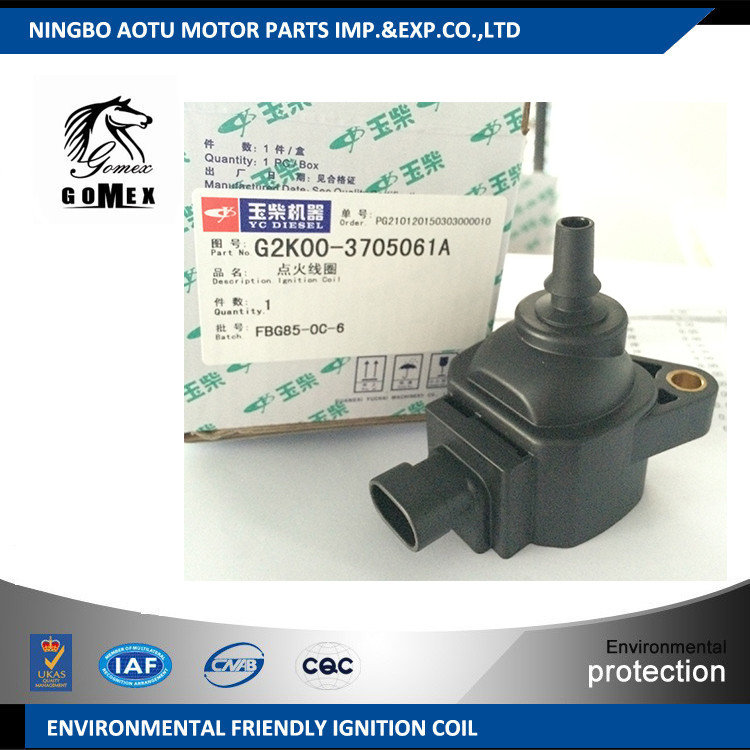 Commercial Truck Parts YUCHAI CNG Ignition Coil OEM G2K00-3705061A For CNG NGV Bus