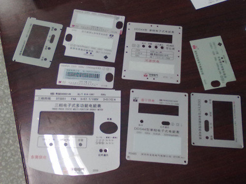 Plastic Screen Printing Self Adhesive Stickers For Household Electrical Appliances