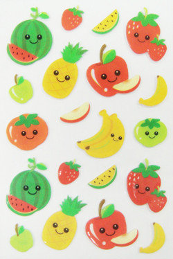 Lovely Custom Puffy Stickers 3D Dimensional For Children