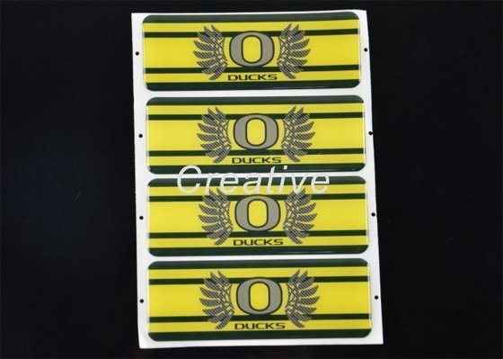 Atrractive Polyurethane 3D Domed Labels Epoxy Resin Stickers Self Adhesive