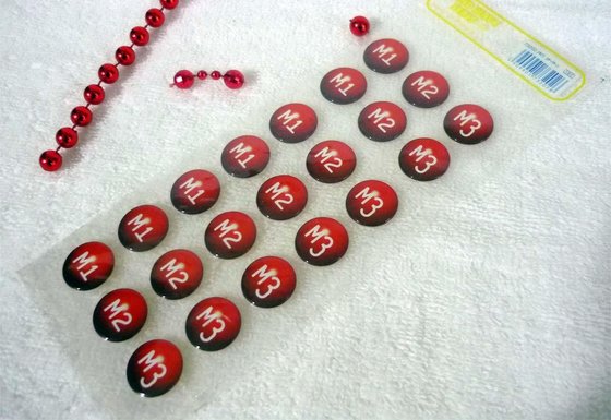 Foam Numbers Stickers (LAM-OS-010)