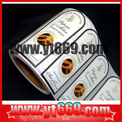 Factory manufacture sticker of custom design
