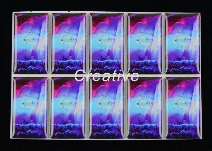 3D Epoxy Dome Adhesive Logo Stickers EVA Foam Epoxy Lens Badges