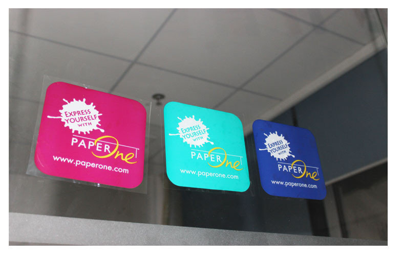 Customize Electrostatic Cling Vinyl Car Sticker Decals For Auto Window