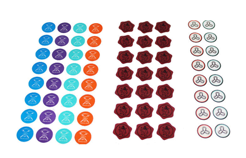 Embossed Vinyl Car Sticker Decals , Bubble Free Vinyl Warranty Void Stickers