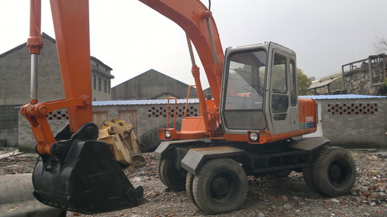 One year Warranty EX100WD hitachi wheel excavator,Japan excavator ex120-3,ex120-5,ex200-2,ex200-3,ex300 supplier