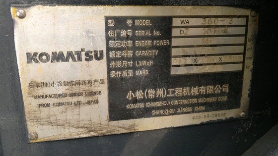 High condition  WA380-3 komatsu loader,used loader WA70,WA380-6,WA320,WA470 supplier