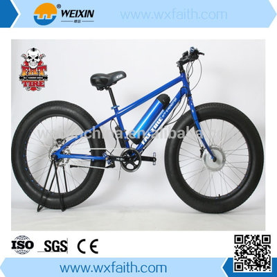Strong electric fat tire beach bike electric beach cruiser bicycle with fat tire(HP-E015)
