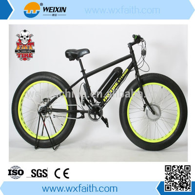Best quality !!26inch*4 Fat tire 500W Electric Mountain Fat Tire Bike