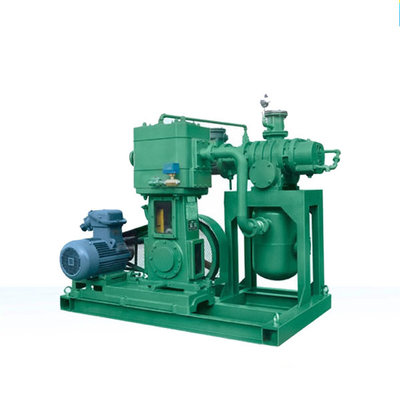 Roots oil-free vertical reciprocating vacuum unit
