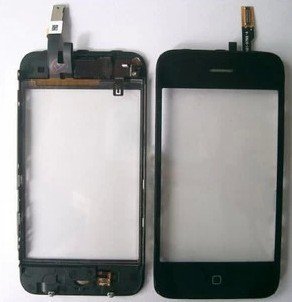 Black Apple Iphone 3G Touch Digitizer Screen Replacement Parts Bracket