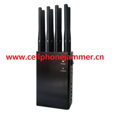8 Antenna Handheld Jammers WiFi GPS VHF UHF and 3G 4GLTE Phone Signal Jammer