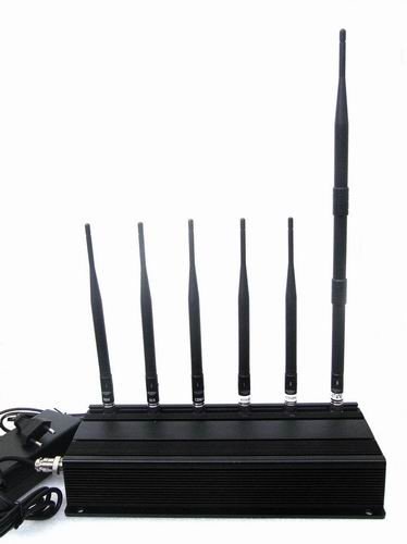 6 Antenna Cell phone LOJACK & RF Jammer (GSM,CDMA,DCS,PCS,LOJACK,RF315MHz/433MHz)
