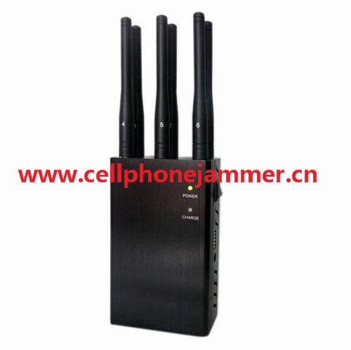 6 Antenna Portable WiFi 3G 4G Phone Signal Jammer remote control signal jammer