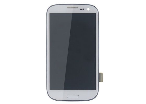 White Samsung LCD Screen Replacement For 4.8'' Samsung Galaxy 3 Screen Repair
