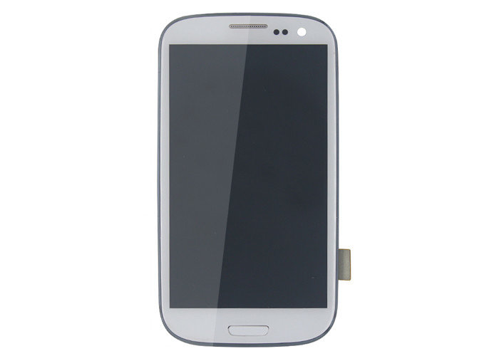 White Samsung LCD Screen Replacement For 4.8'' Samsung Galaxy 3 Screen Repair