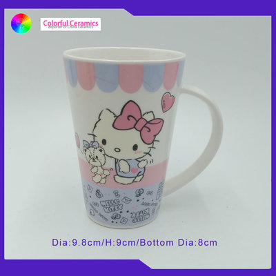 Customized Tall Decal Coffee Mug Large Capacity Food Contact Safe Design