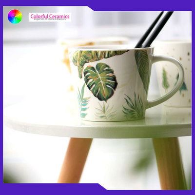 Vogue Widemouthed Large Ceramic Coffee Mugs Custom Printing Logo