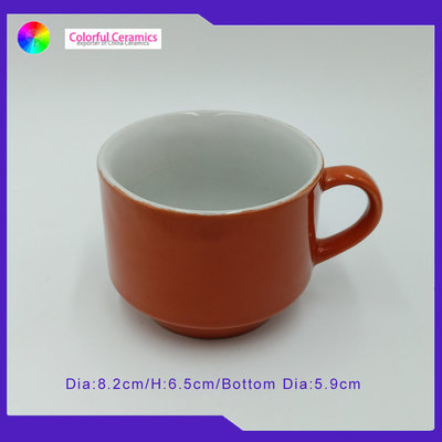 Unique Design Custom Ceramic Coffee Mugs Eco - Friendly Safety Food Grade