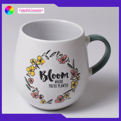 Ceramic beer mug mugs with lid coffee cup Hand-painted ceramic cups