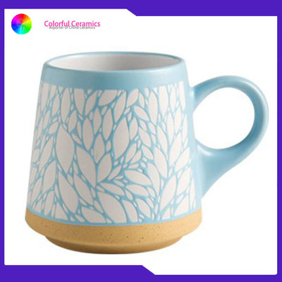 Custom Logo Silkscreen Coffee Mugs Stonewere Tableware Set Temperature Extremes