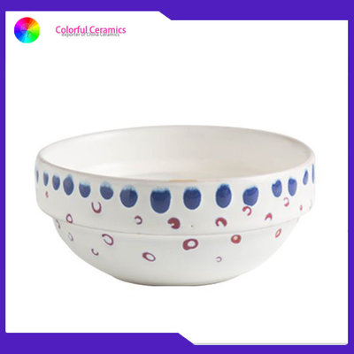Safe Edge Handmade Ceramic Bowls Stoneware Food Contact Safe Eco - Friendly