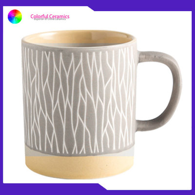 Personalized Screen Printing Silkscreen Coffee Mugs Stoneware Breakfast Milk Cup