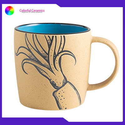Microwave Safe Custom Printed Ceramic Coffee Mugs Lead / Cadmium Free Durable