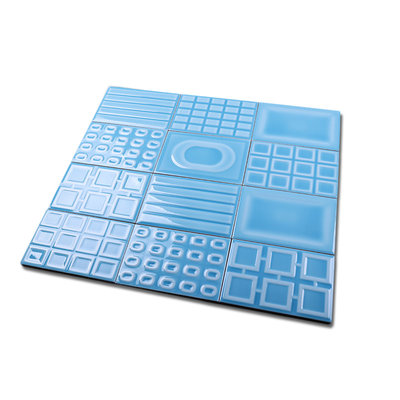 Light Blue Glazed Polished Porcelain Tile 120x180 Hand Glazed Subway Tile